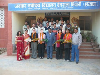 JNV DEVRALA BHIWANI: UK Delegates